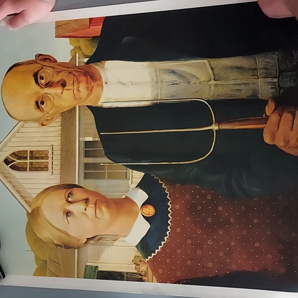 Grant Wood | Art | 963 American Gothic Poster By Grant Wood | Poshmark